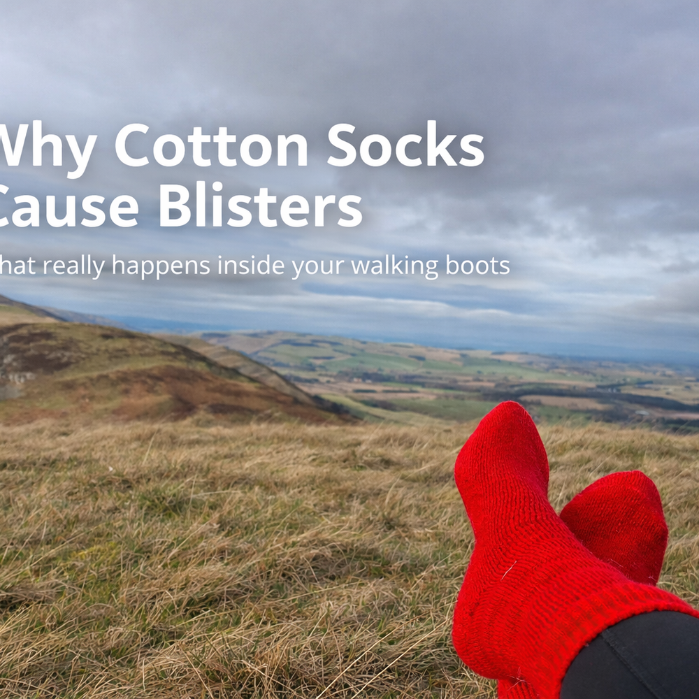 Why Cotton Socks Are Bad for Walking | Prevent Blisters & Damp Feet ...
